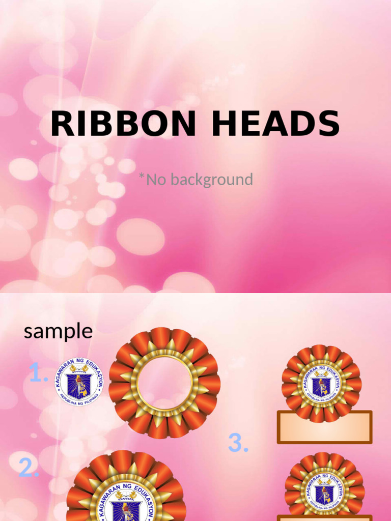 Ribbon Heads PNG | PDF