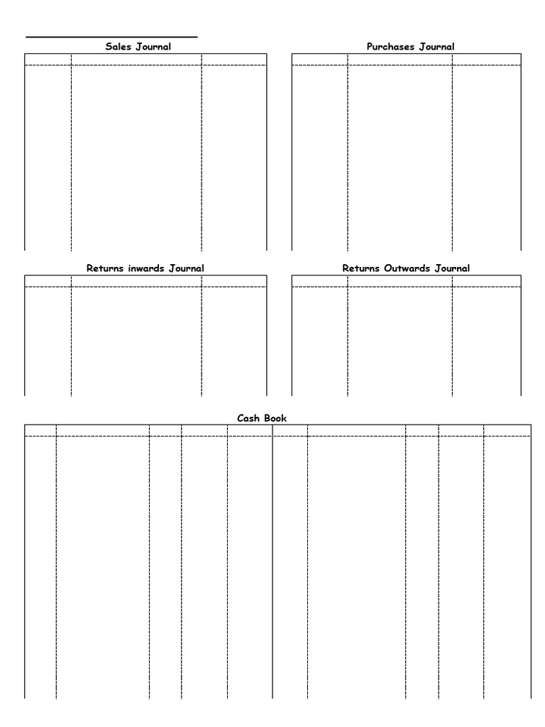 Books of Original Entry WS5.13 2 | PDF