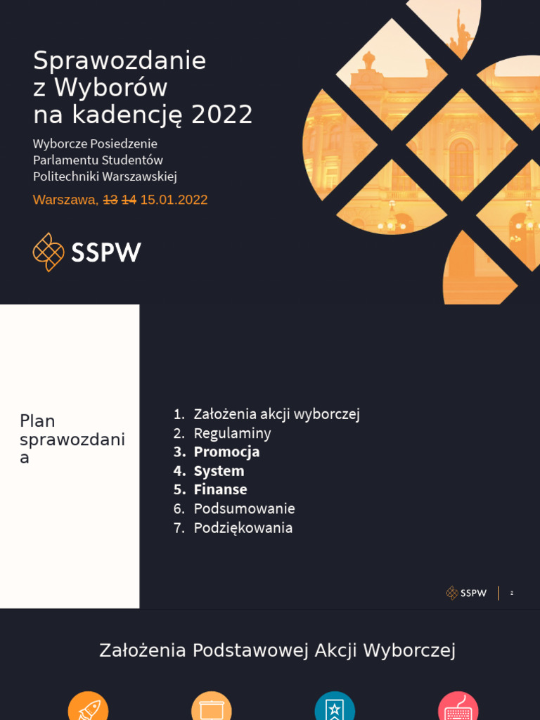 Sprawozdanie Z Wyborów Na Kadencję 2022 by Pan Areczek | PDF