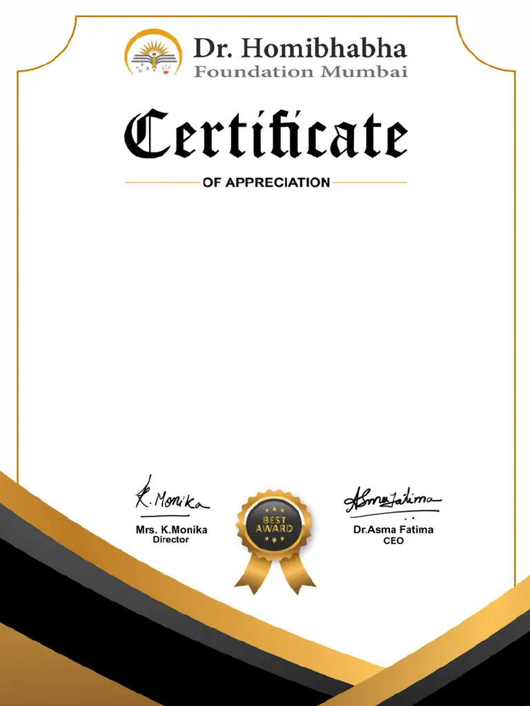 Certificate - Arzan Ali Ashfaque Ali | PDF