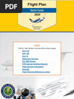 ICAO Flight Plan Quick Reference Guide | PDF | Aviation Safety | Aerospace