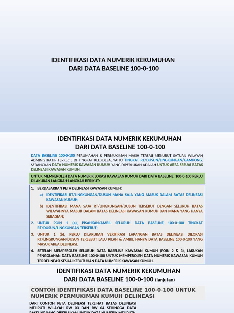 B-Identifikasi Data Numerik Dari Baseline 100-0-100 NSUP - Rev#Kriteria ...