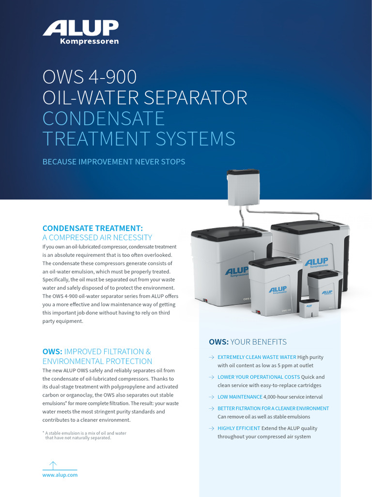 OWS Brochure A4 ALUP ENG Lowres | PDF | Waste | Water