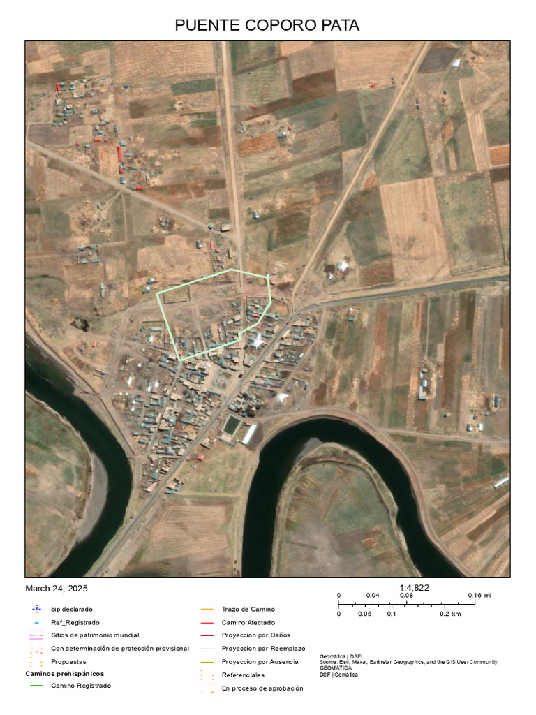 Análisis Geomático del Puente Coporo Pata | PDF
