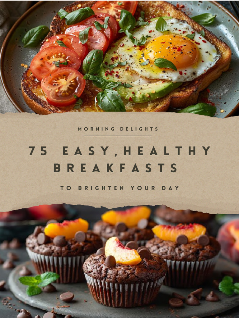 FitRoutine - 75 Easy Healthy Breakfast Recipes | PDF | Tofu | Pancake