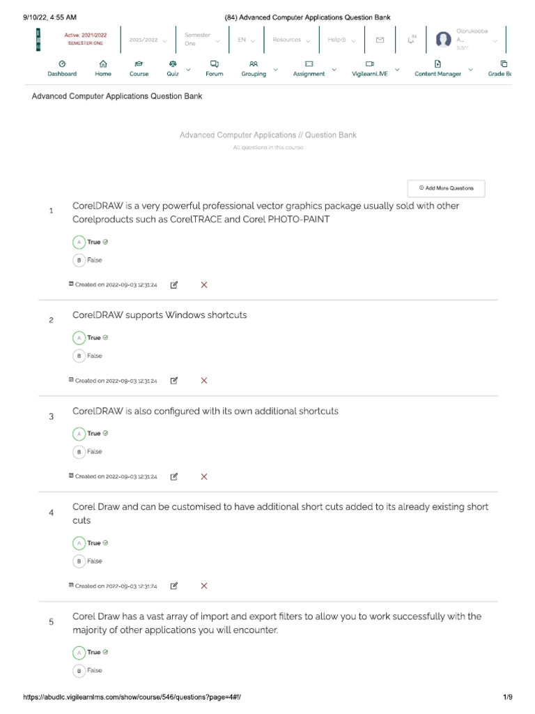 Practice Questions COMM 804 D | PDF