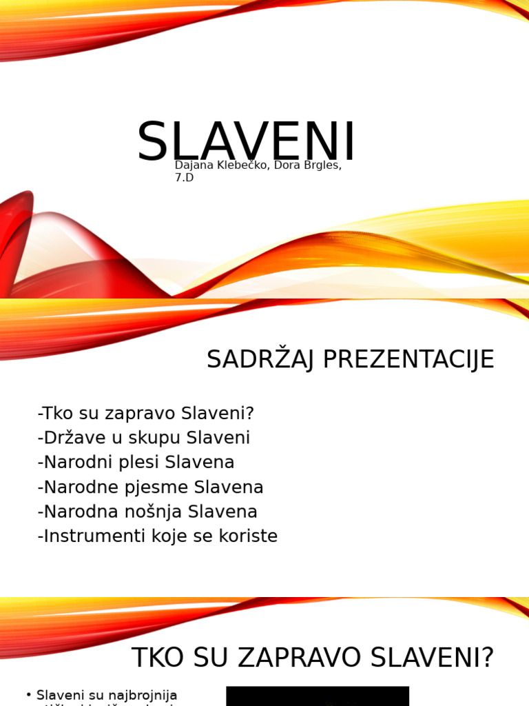 Slaveni- glazbeni | PDF