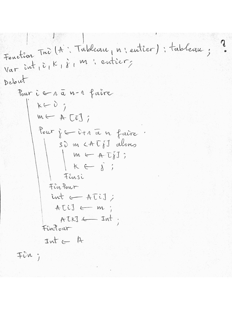Algorithme Tri | PDF