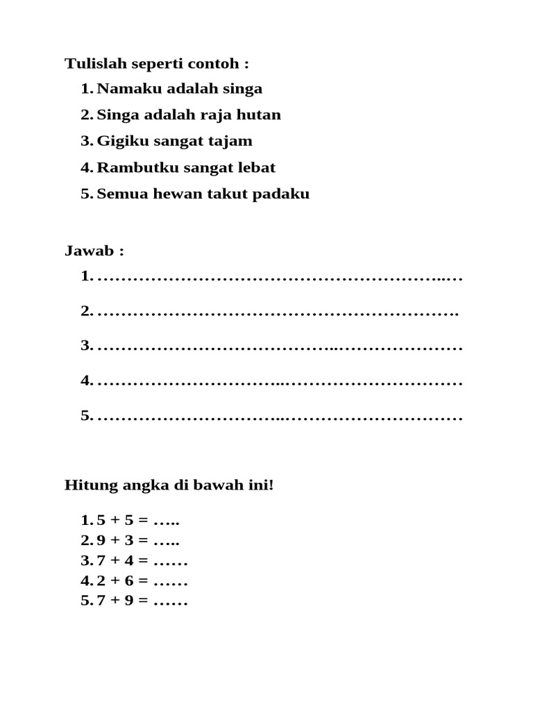 Soal TK | PDF