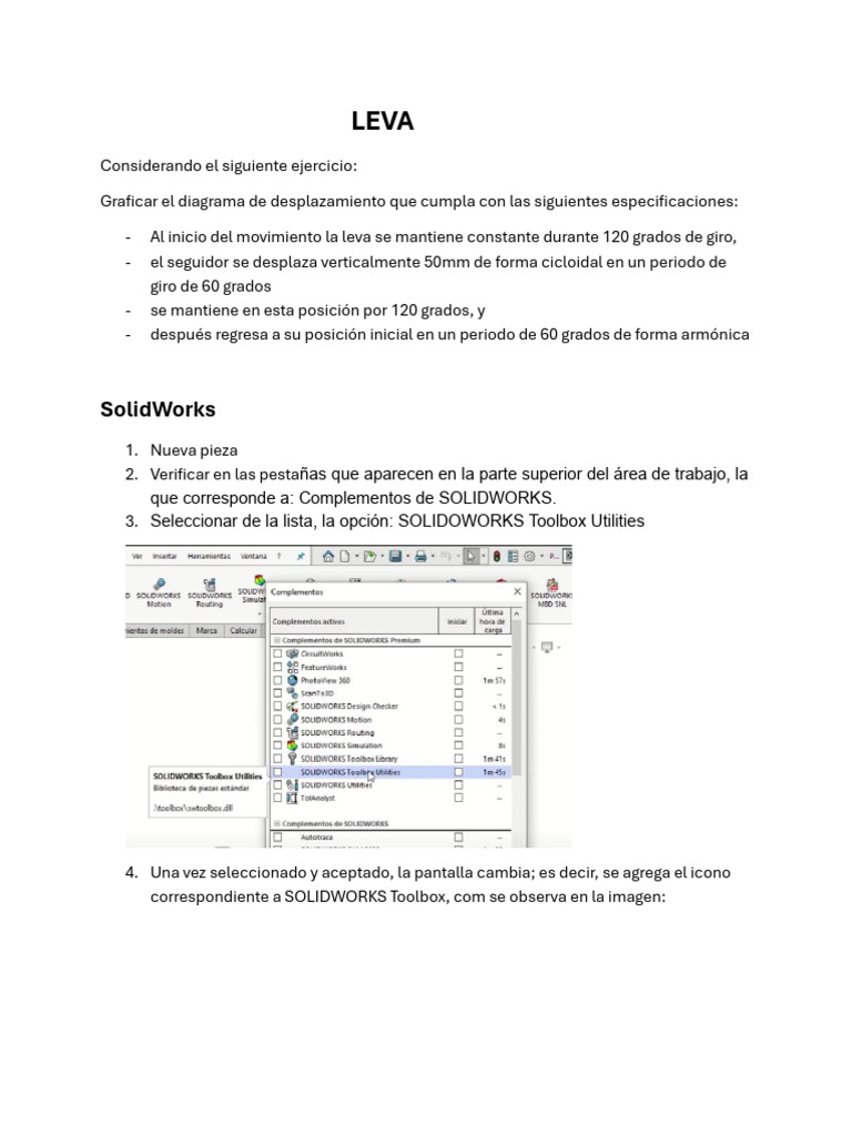 Creacion De Leva En Solid Pdf