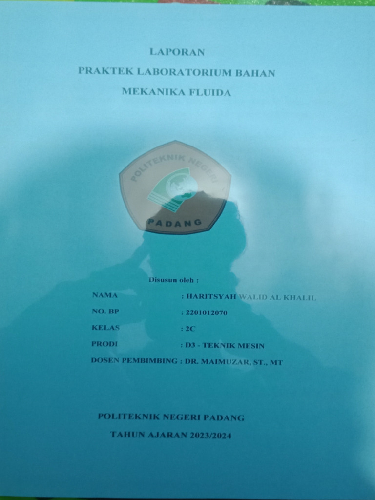 Laporan Praktek Laboratorium Bahan Mekanika Fluida | PDF