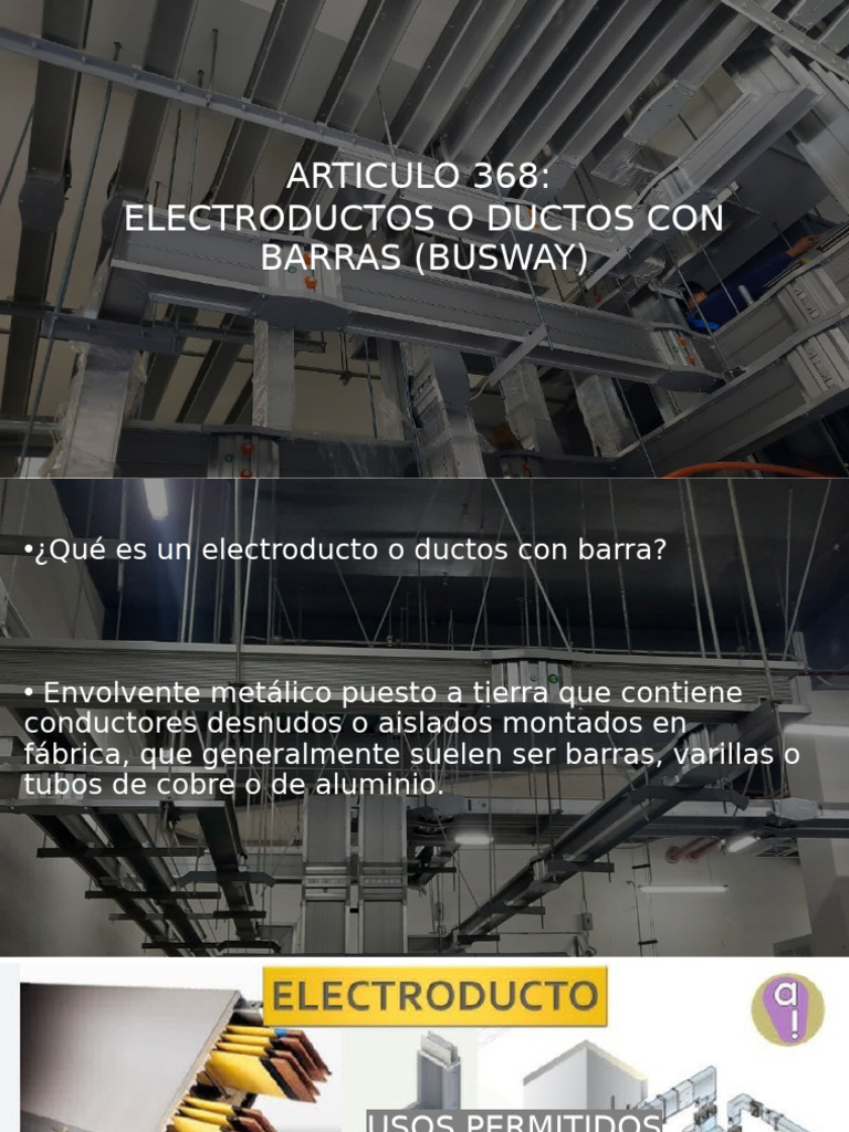 Art368 Electroducto | PDF | Conductor electrico | Ingenieria Eléctrica