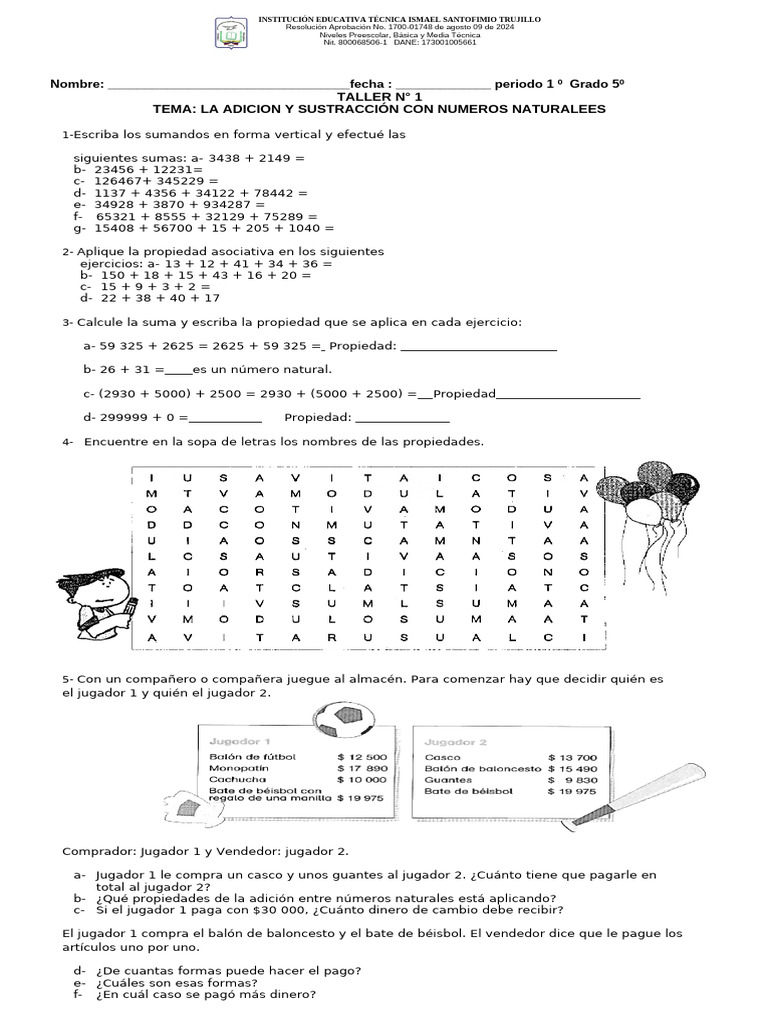 Repasemos Operaciones Basicsa | PDF