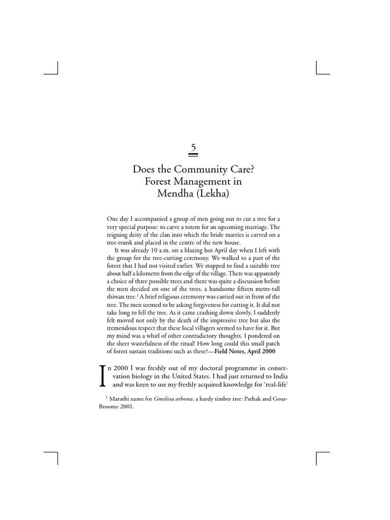 Reading-Module 10&11-Shahabuddin-DoesCommunityCare.. | PDF | Conservation Biology | Beehive