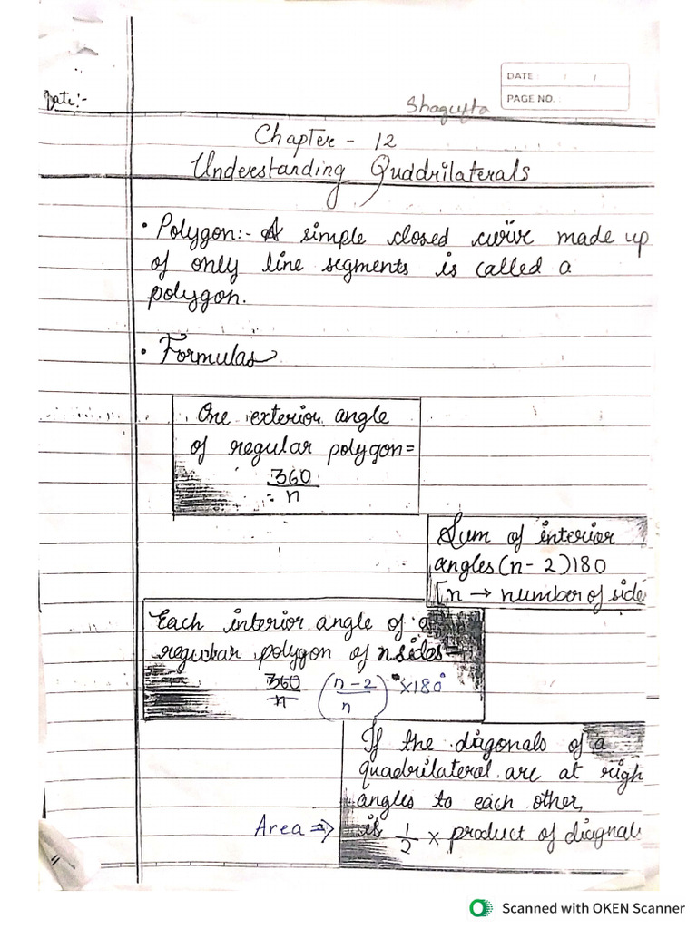 Understanding Quadrilateral Grade 8 | PDF
