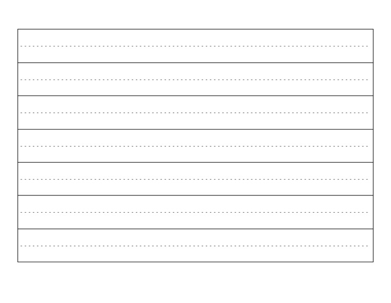 Three Line Writing Paper PDF | PDF
