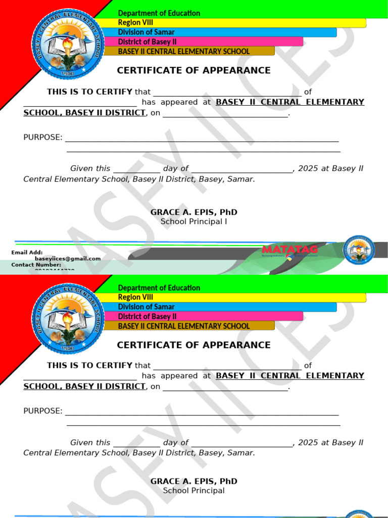 Appearance Basey II CES | PDF