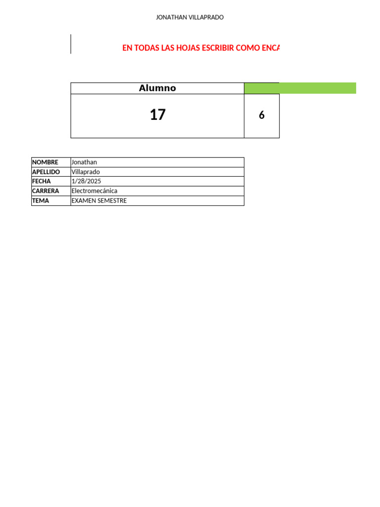 Examen Final - Jonathan Villaprado | PDF | Américas | Chile