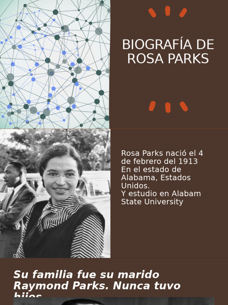 Biografía de Rosa Parks: Activista Clave | PDF