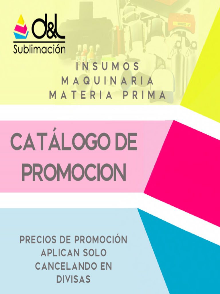 Catalogo D&L Sublimacion Abril Precios de Promocion | PDF | Diseño ...