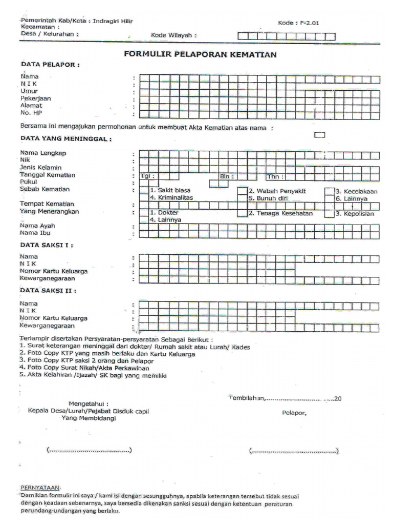 F2-01 kematian (1) | PDF