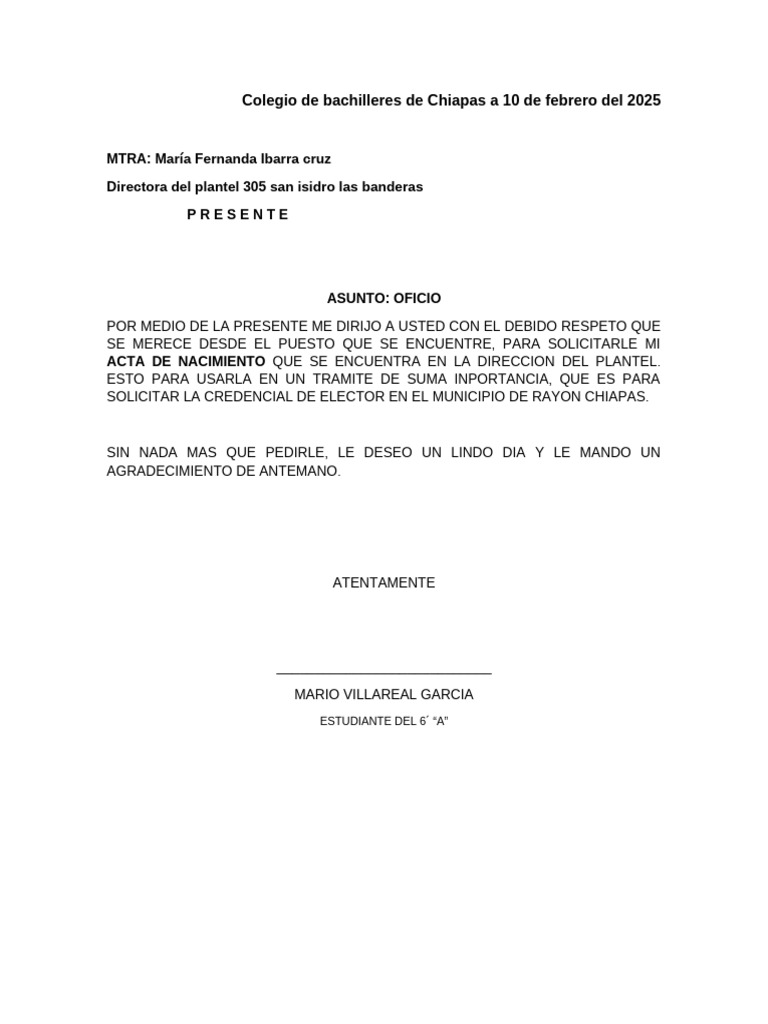 Permiso y Oficio-1 | PDF