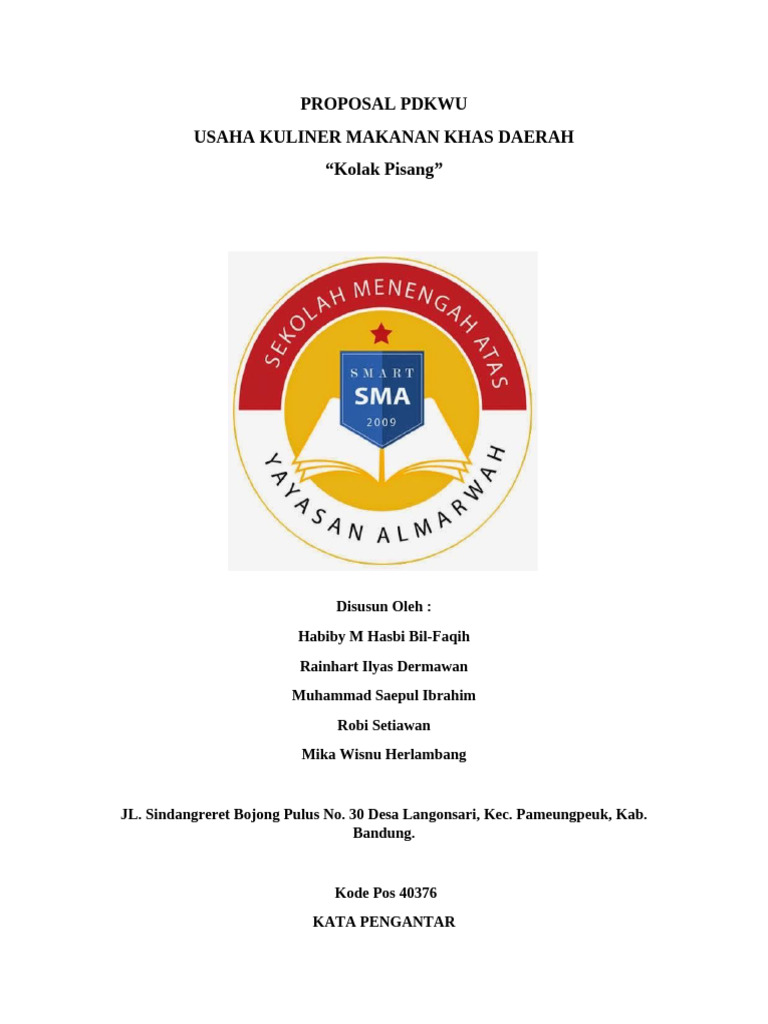 Proposal Usaha | PDF