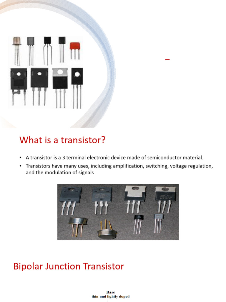 Module 4 - Bipolar Junction Transistor | PDF | Bipolar Junction Transistor | Transistor