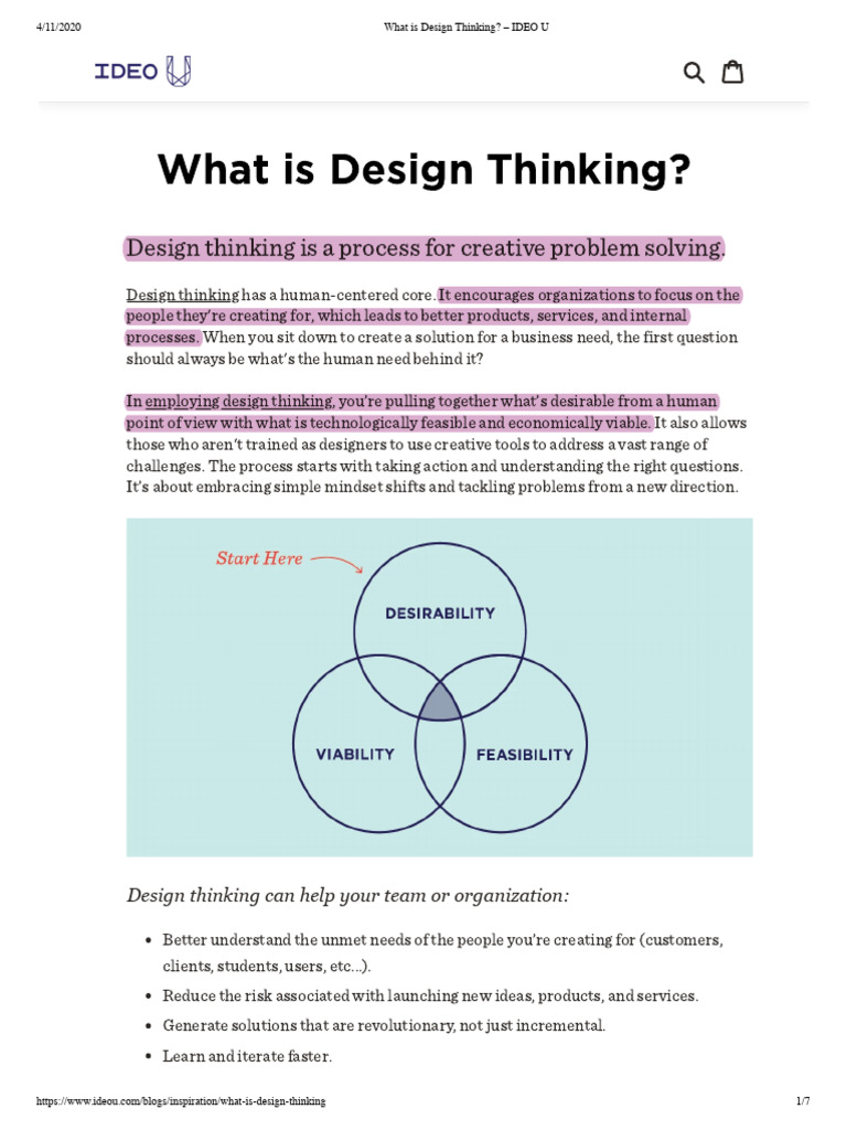 Understanding Design Thinking | PDF | Design Thinking | Thought