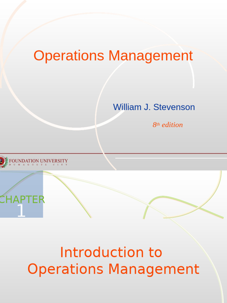 Introduction to Operations Management | PDF | Operations Management ...