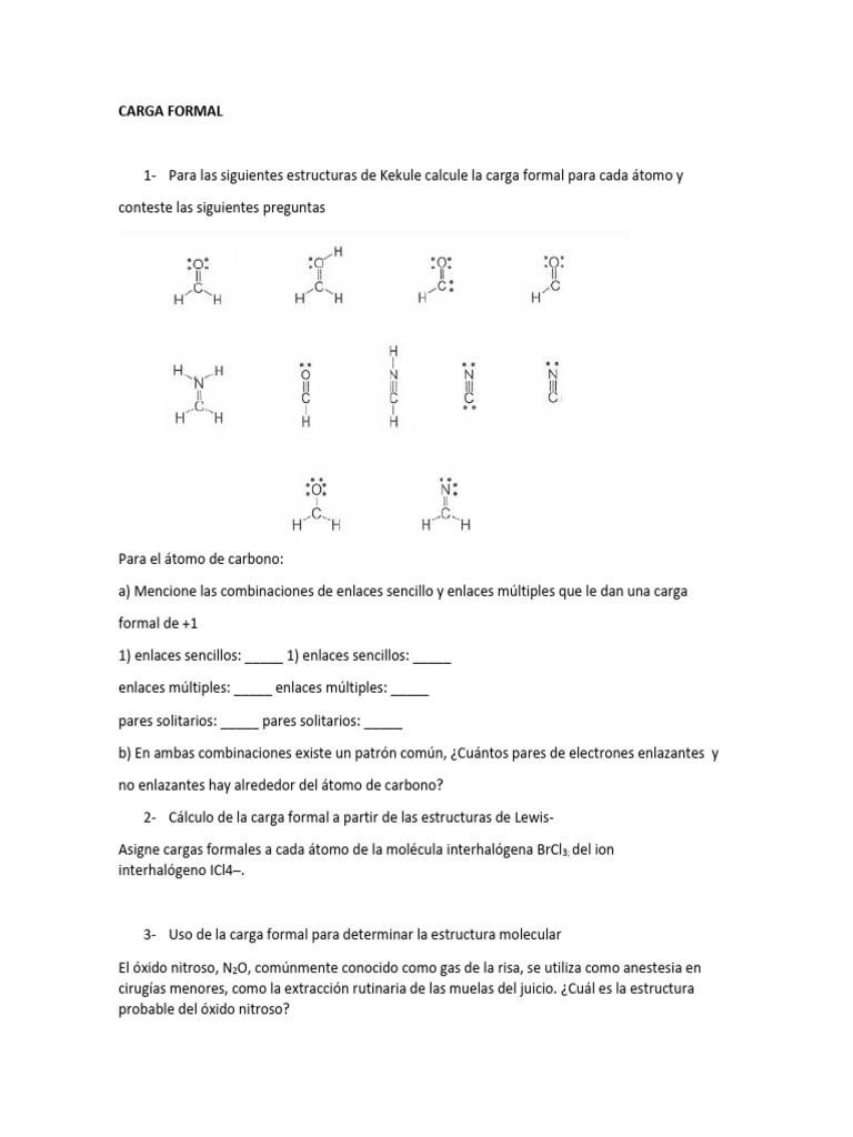 Carga Formal | PDF