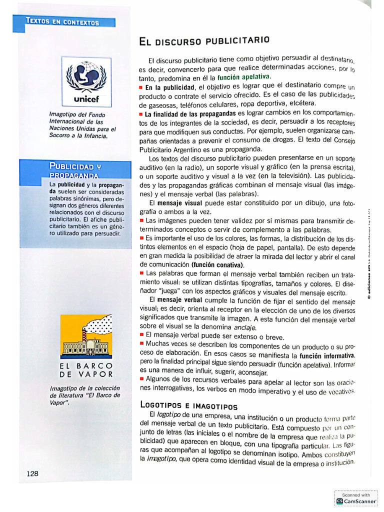 El Discurso Publicitario. El Modo Imperativo. El Vocativo. La Coma | PDF