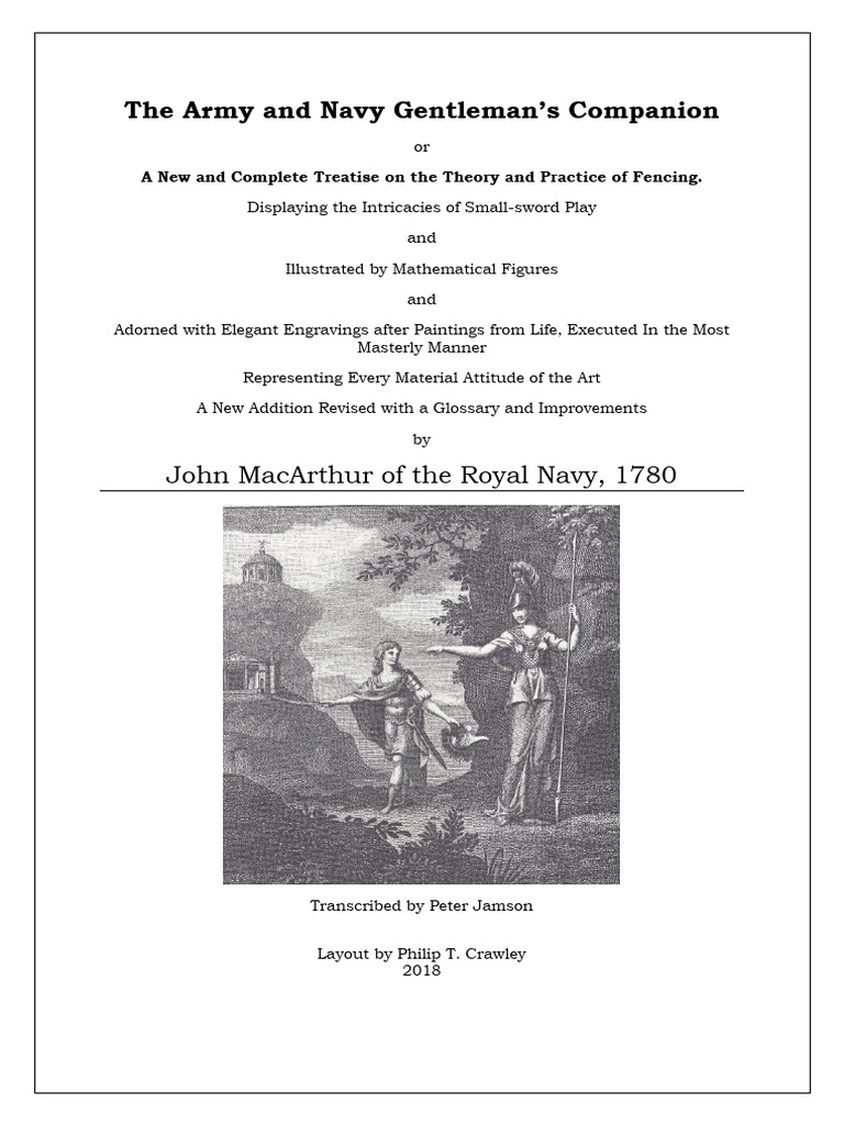 Mcarthur1780 PTCPJ 18 | PDF | Sword | Fencing