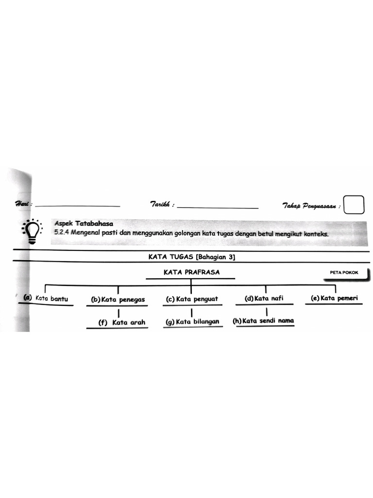 Kata Tugas (Bahagian 3) | PDF