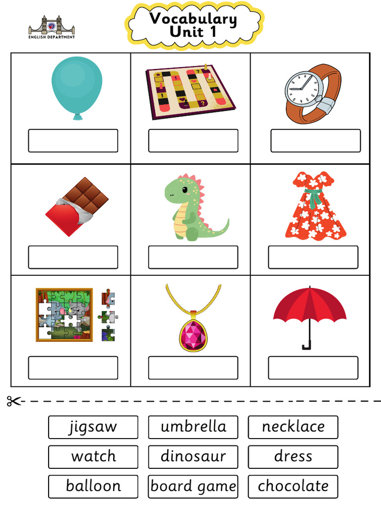 Vocabulary Unit 1pdf | PDF