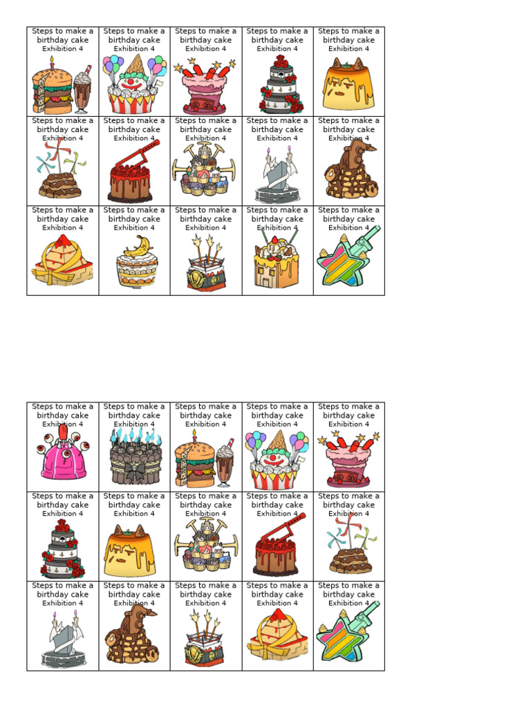 How to Make a Birthday Cake | PDF