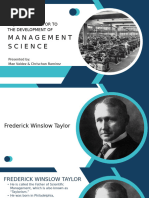Contribution of F.W.taylor in Management | PDF | Incentive | Industrial ...