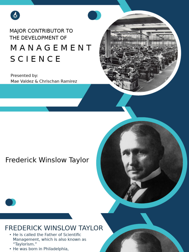 Frederick Winslow Taylor | PDF | Economies | Business