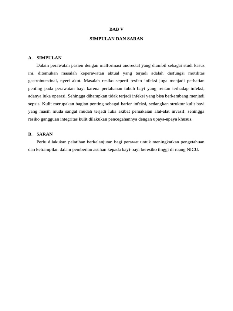 BAB IV Simpulan Dan Saran | PDF