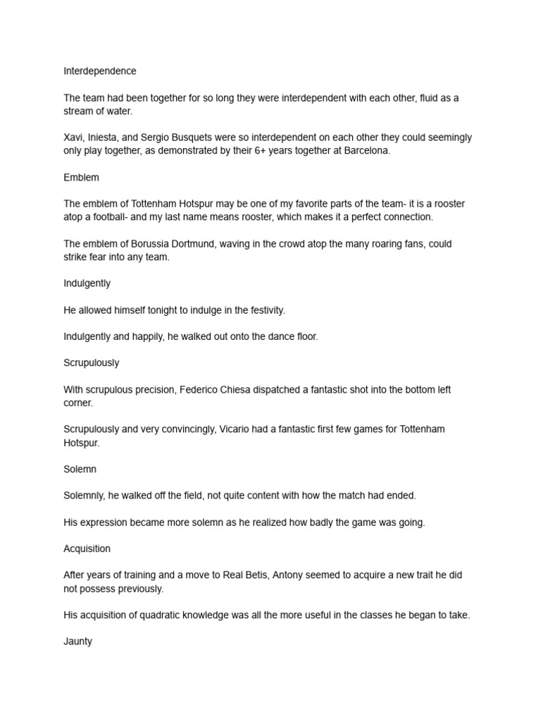 Vocabulary - The Giver Chapters 6 - 8 | PDF