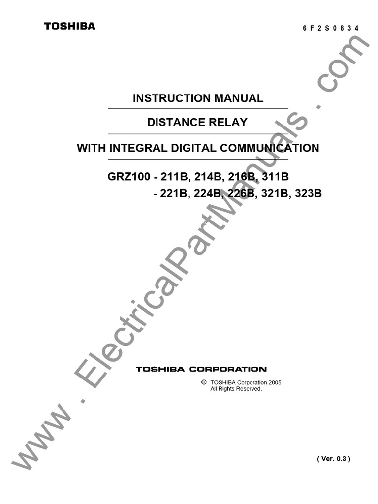 GRZ 100211 B | PDF | Relay | Electrical Impedance