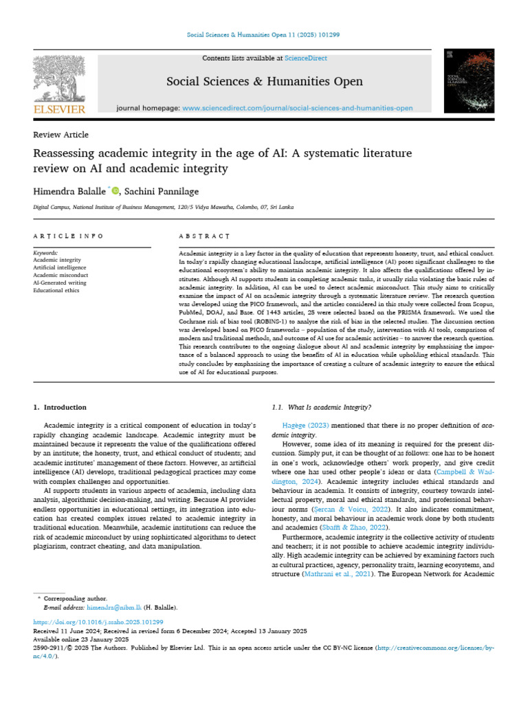 1 s2.0 S2590291125000269 Main | PDF | Artificial Intelligence | Intelligence (AI) & Semantics