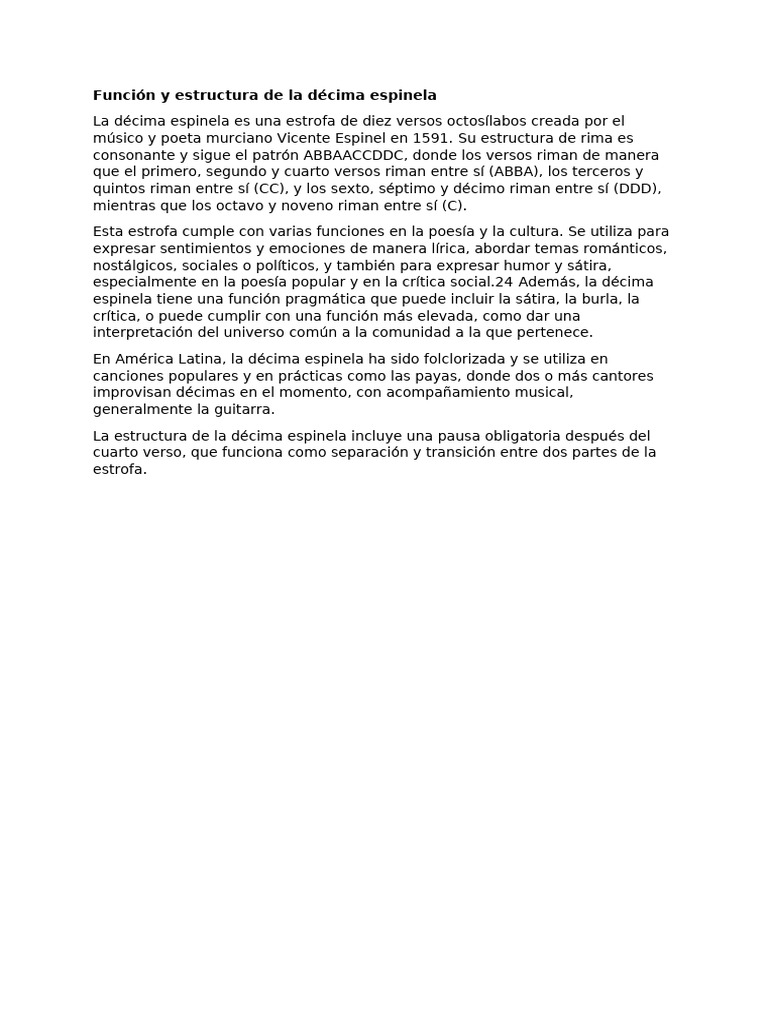 Estructura y función de la décima espinela | PDF