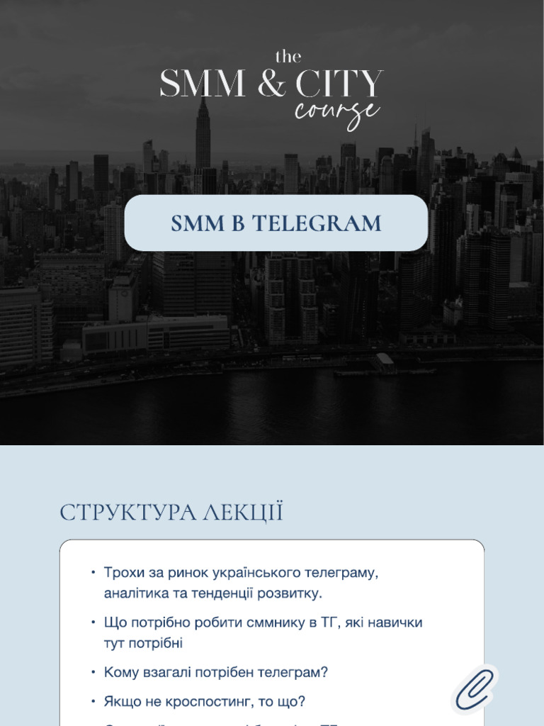 SMM Telegram | PDF