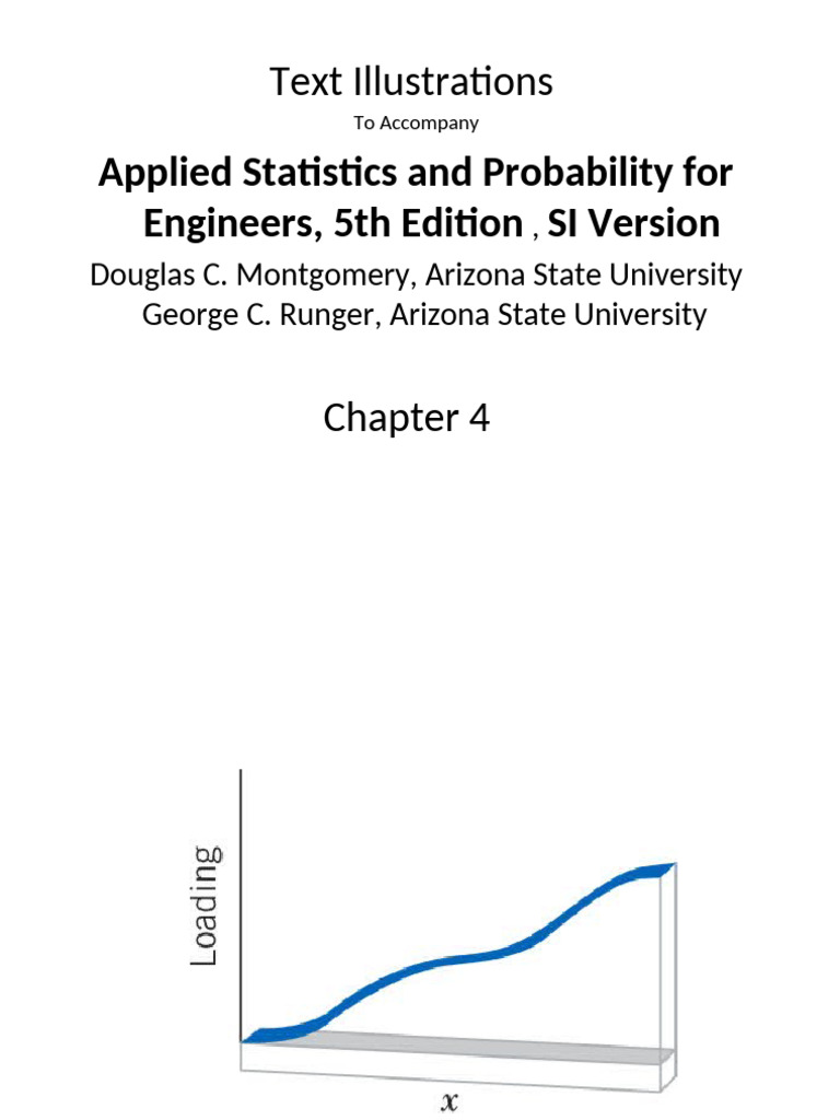 Applied Statistics and Probability For Engineers, 5th Edition, SI Version ch04 | PDF