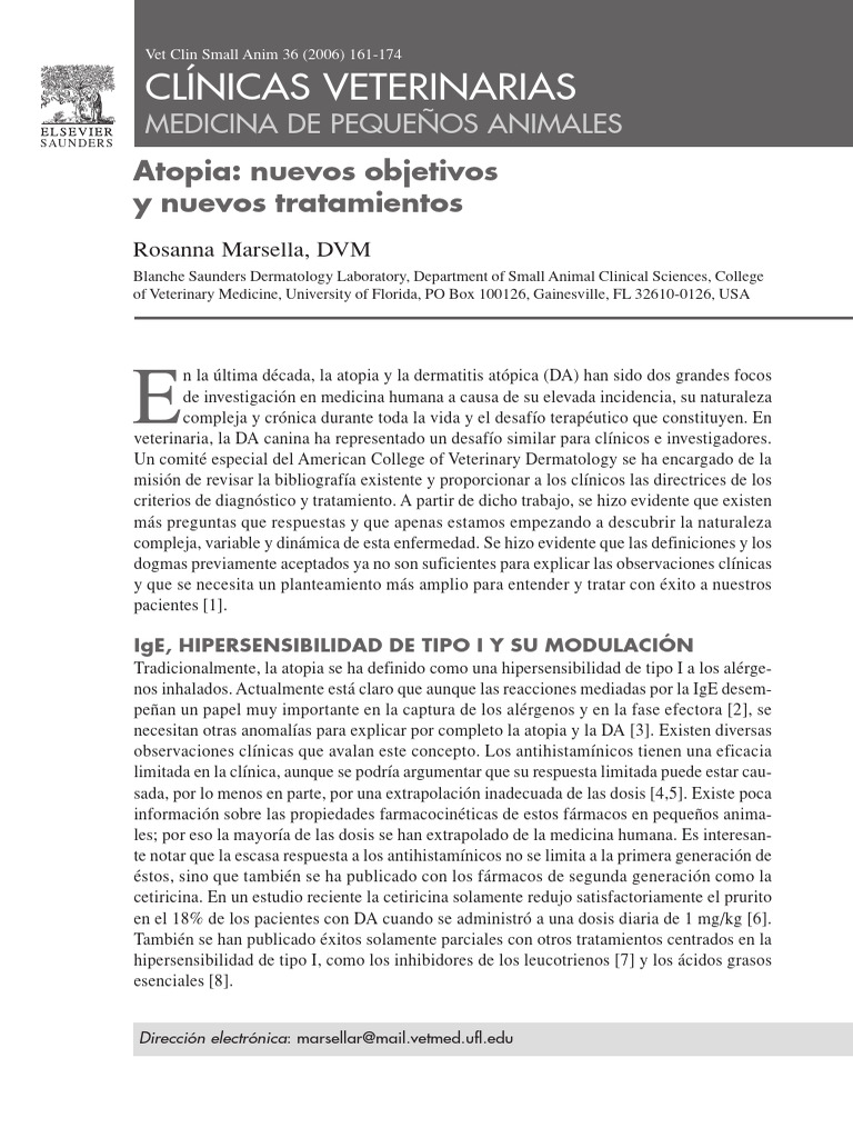 Atopia - Nuevos Objetivos y Nuevos Tratamientos | PDF | Citocina | Alergia