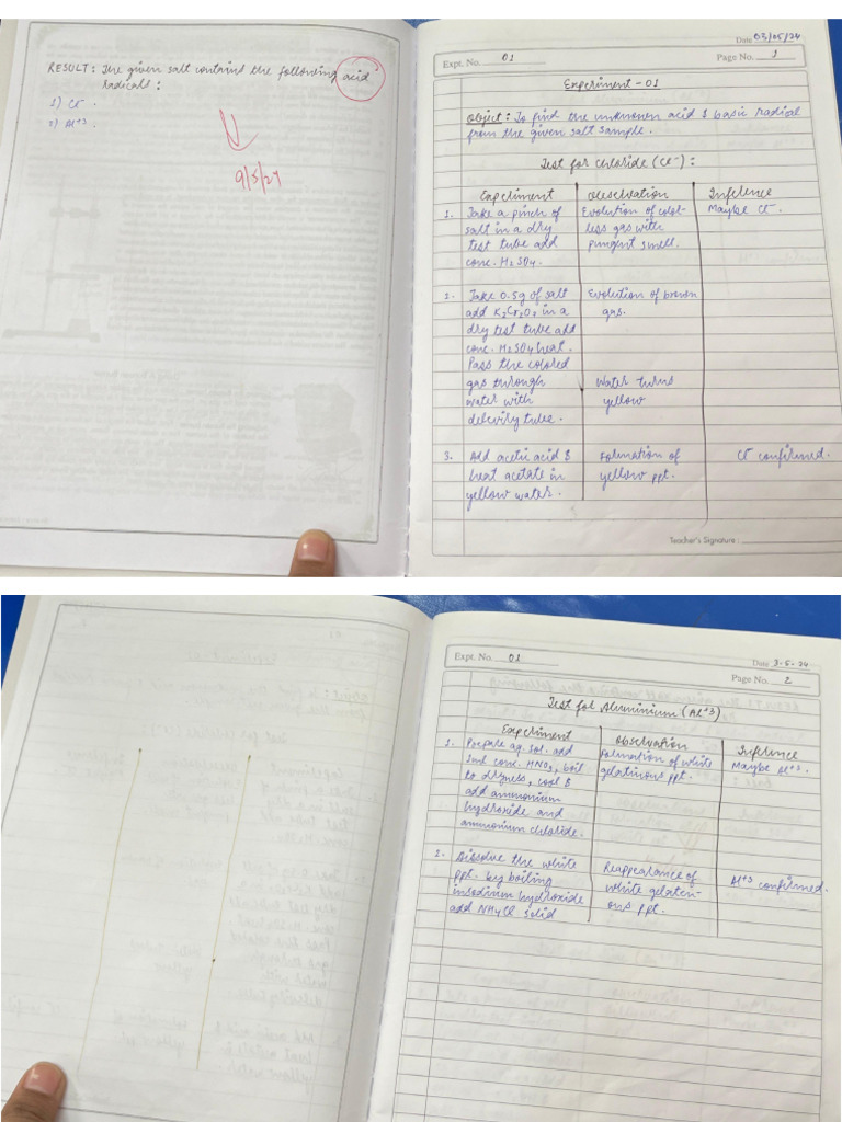 Chemistry Lab Work | PDF