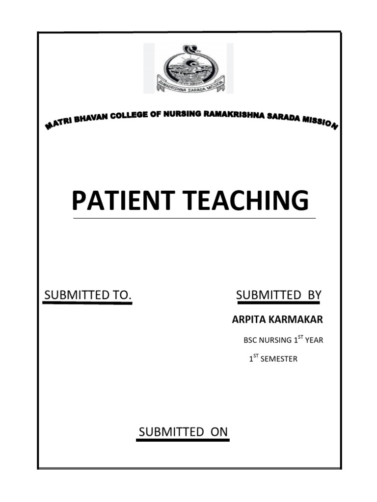 Patient Teaching | PDF