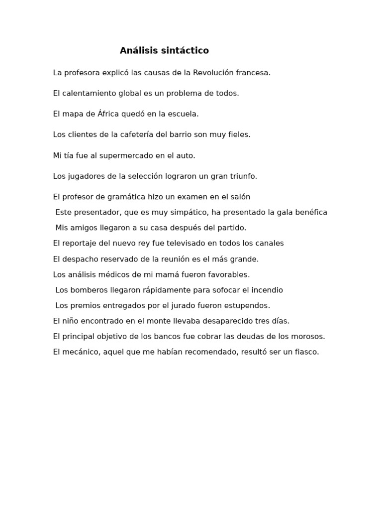 Análisis Sintáctico | PDF