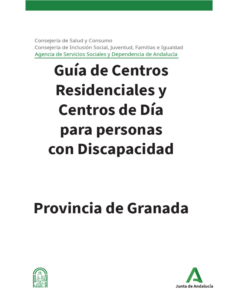 Guia de Centros | PDF | Invalidez | Trabajo Social